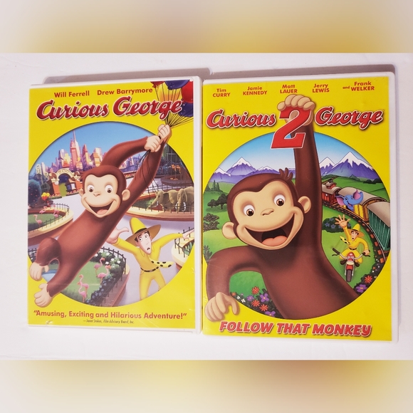Curious George | Media | Y2k Curious George Dvd Bundle | Poshmark
